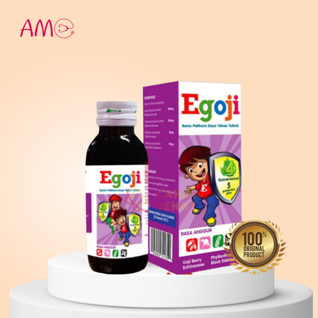 Jual Egoji Sirup Rasa Anggur 50 ml - sirup vitamin anak - penambah daya ...