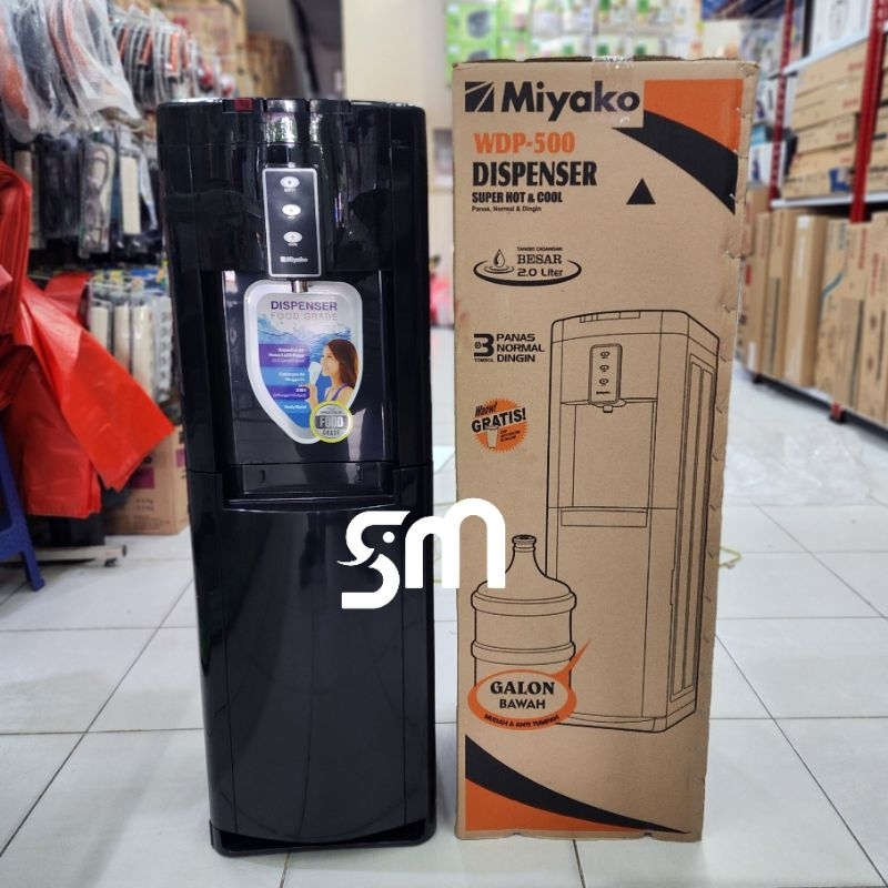 Jual Dispenser Miyako WDP-500 Hot cool Normal Wdp500 Galon Bawah bottom ...