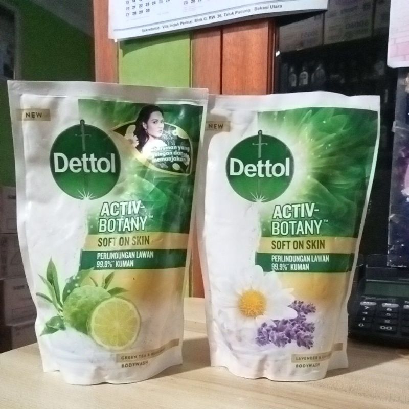 Jual dettol bodywash ACTIV BOTANI soft on skin 370ml kemasan rijek ...