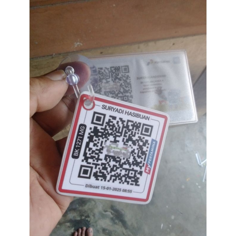 Jual cetak kartu bhn pvc barcode my pertamina | Shopee Indonesia