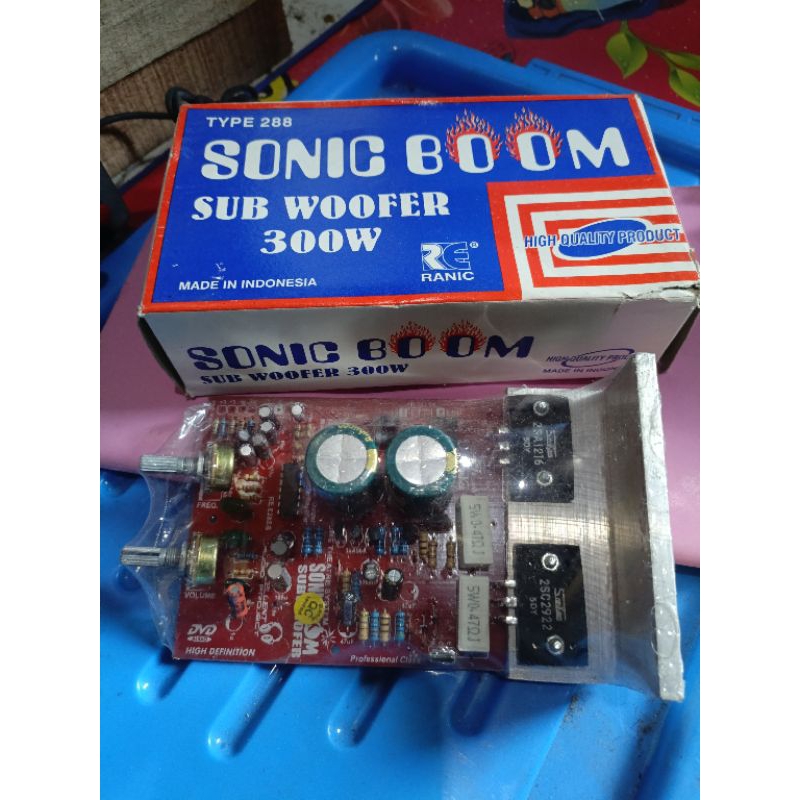 Jual Kit Subwoofer Aktif Sonic Boom 300 Watt | Shopee Indonesia