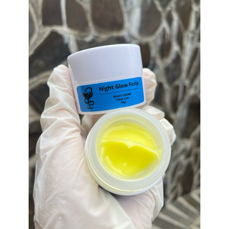 Jual NIGHT GLOW FORTE APOTEK LABEL BIRU NIGHT CREAM | Shopee Indonesia