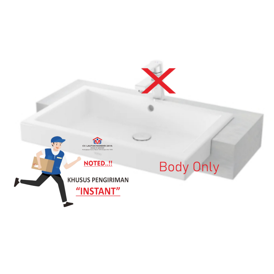 Jual KURIR INSTANT Wastafel TOTO LW646J BODY ONLY | Shopee Indonesia