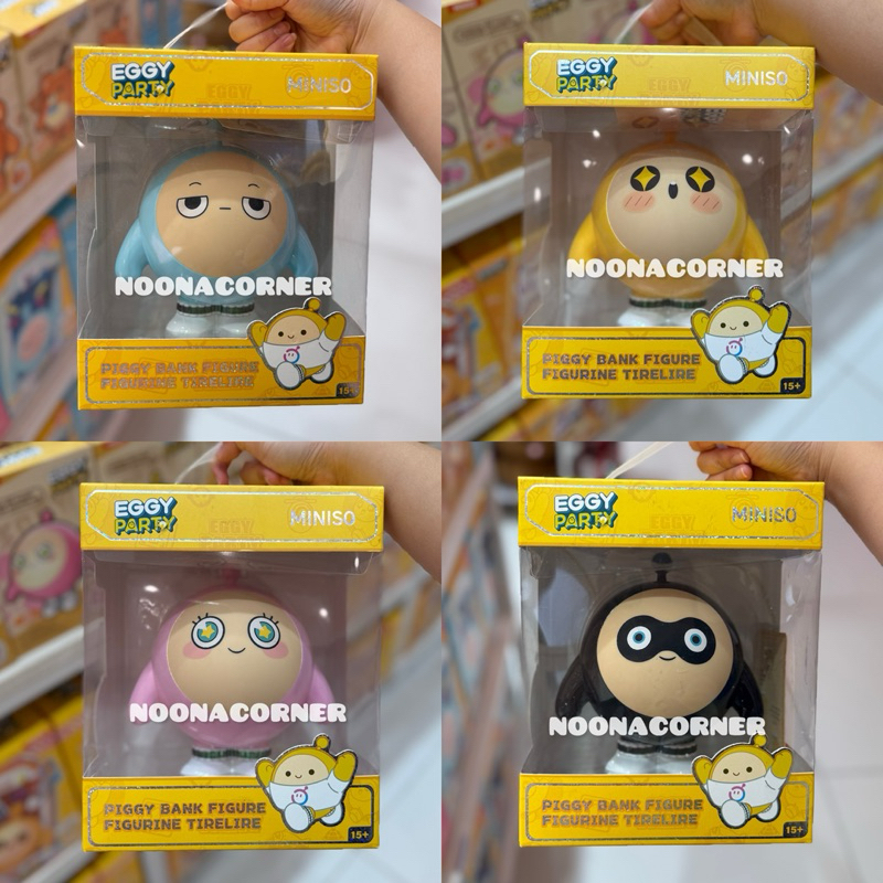 Jual Miniso x Eggy Party ‼️ Celengan / Piggy Bank Figure Eggy Party ...