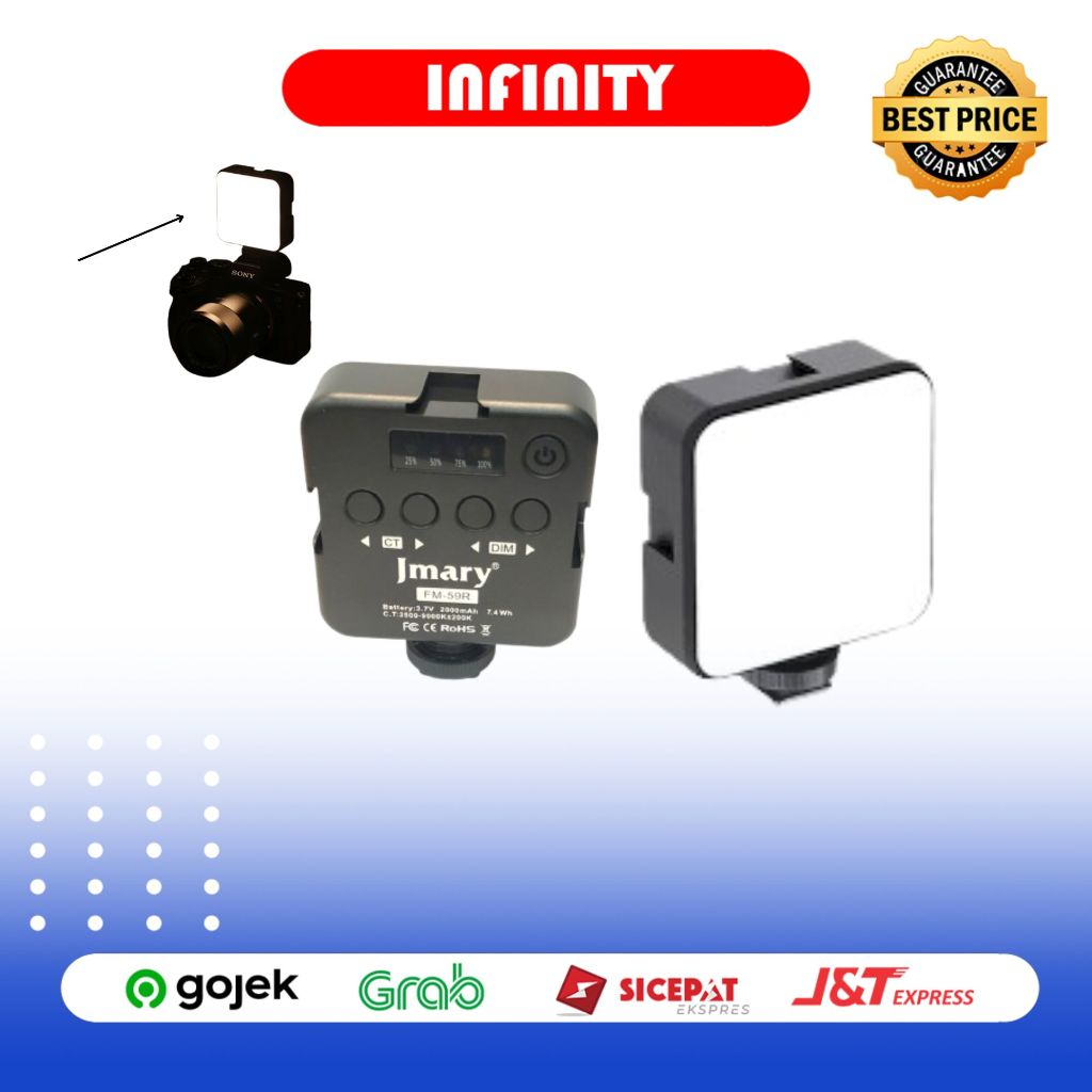 Jual Jmary FM-59R LED Rechargeable Mini Lighting | Shopee Indonesia