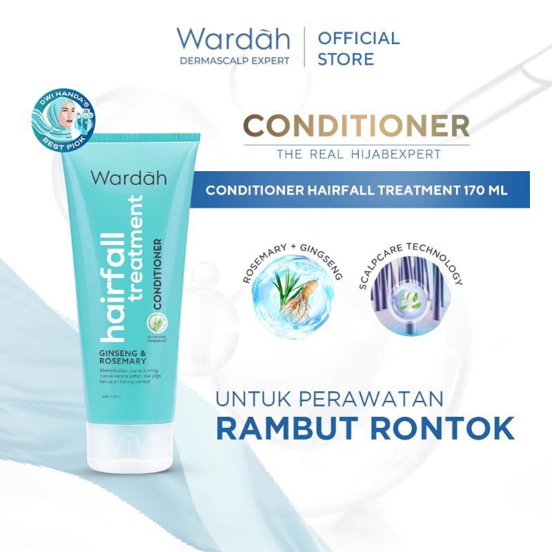 Jual Wardah Hairfall Treatment Conditioner 170 ml Mengandung ScentLock ...