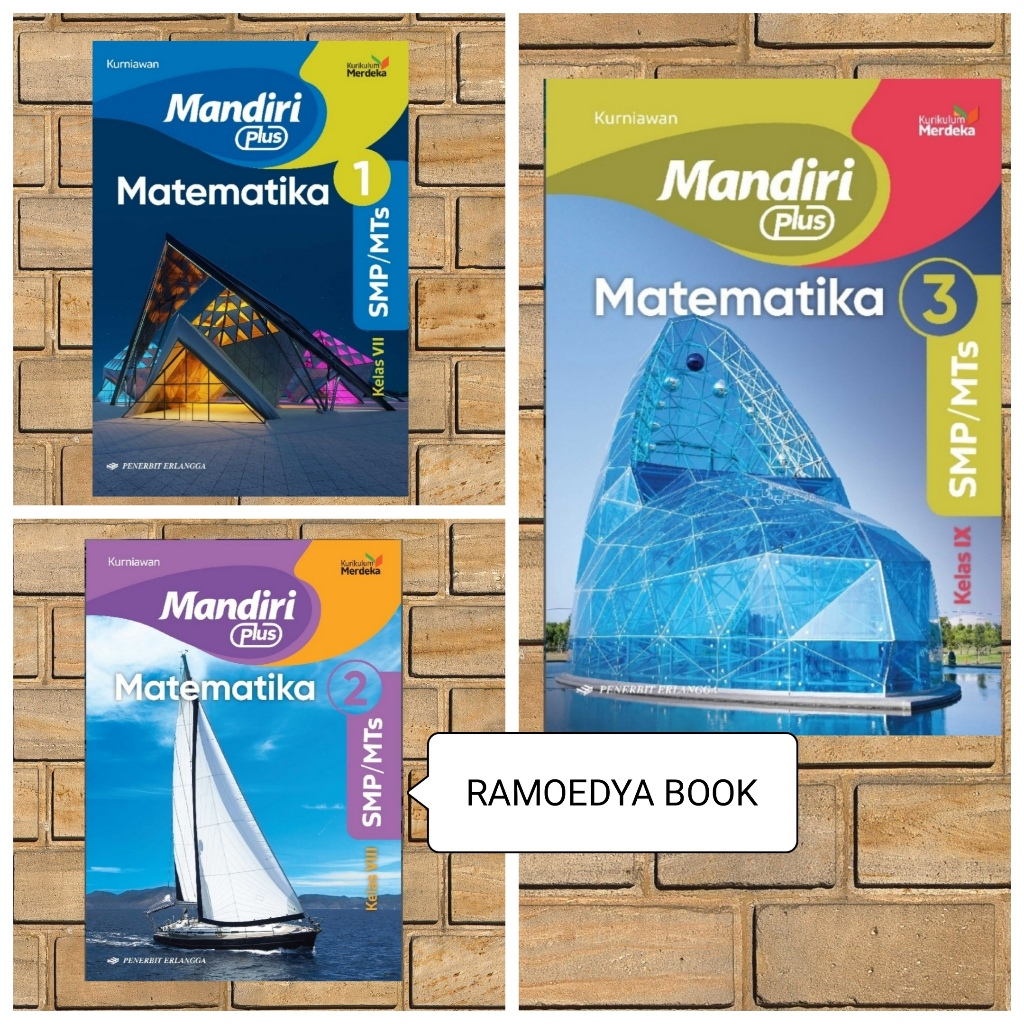 Jual Buku Mandiri Plus Matematika SMP/MTs kelas 7,8,9 Kurikulum Merdeka Erlangga | Shopee Indonesia