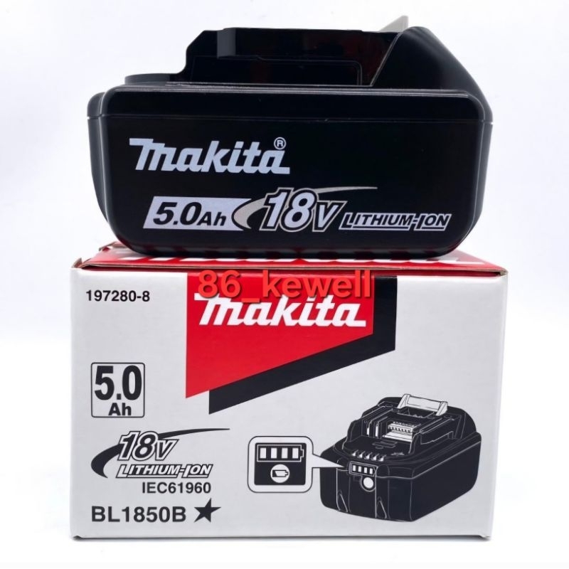 Jual Baterai Makita 5.0AH BL1850B 18V Lithium-ion | Shopee Indonesia