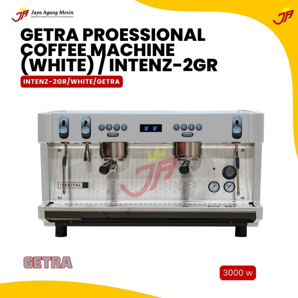 Jual GETRA Professional Coffe Machine (White) / INTENZ-2GR | Shopee ...