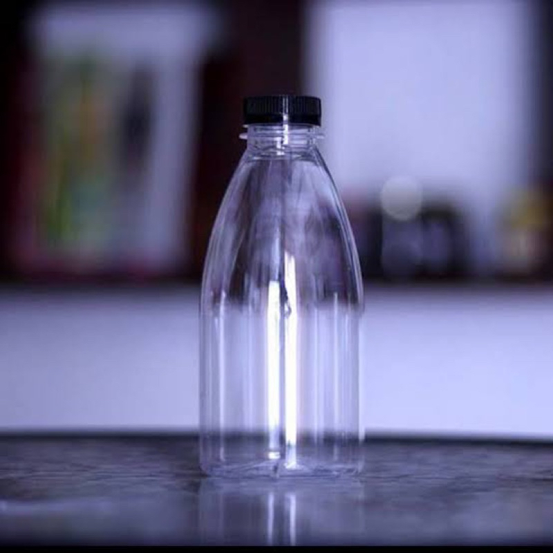 Jual Botol Plastik Cantik Tipis 350ml / Botol Jus / Jamu / Kopi / Botol ...