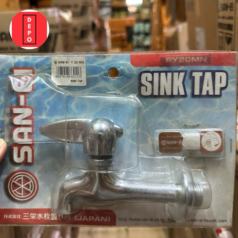 Jual Kran tembok SAN-EI Y20MN cold only | Shopee Indonesia