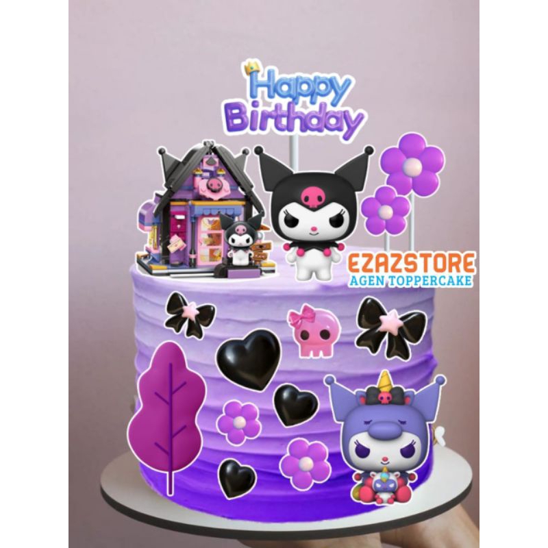 Jual TOPPER KUROMI , Topper kue ulang tahun , TOPPER CAKE | Shopee ...