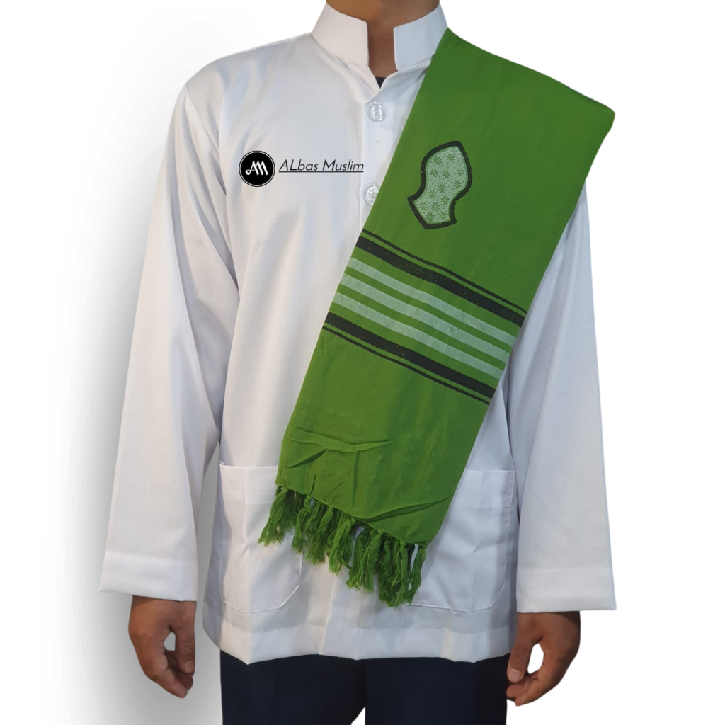 Jual Sorban Pria Terompah Hijau Muda Rida Solo Surban Panjang | Shopee ...