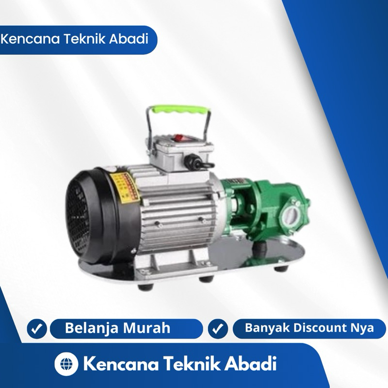 Jual Gear Pump WCB-100 LPM Pompa Transfer Cairan Kental Minyak 1,5Hp ...