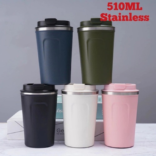 Jual TERMOS MUG COFFE TRAVEL / GELAS AIR MINUM Tahan panas Termos ...