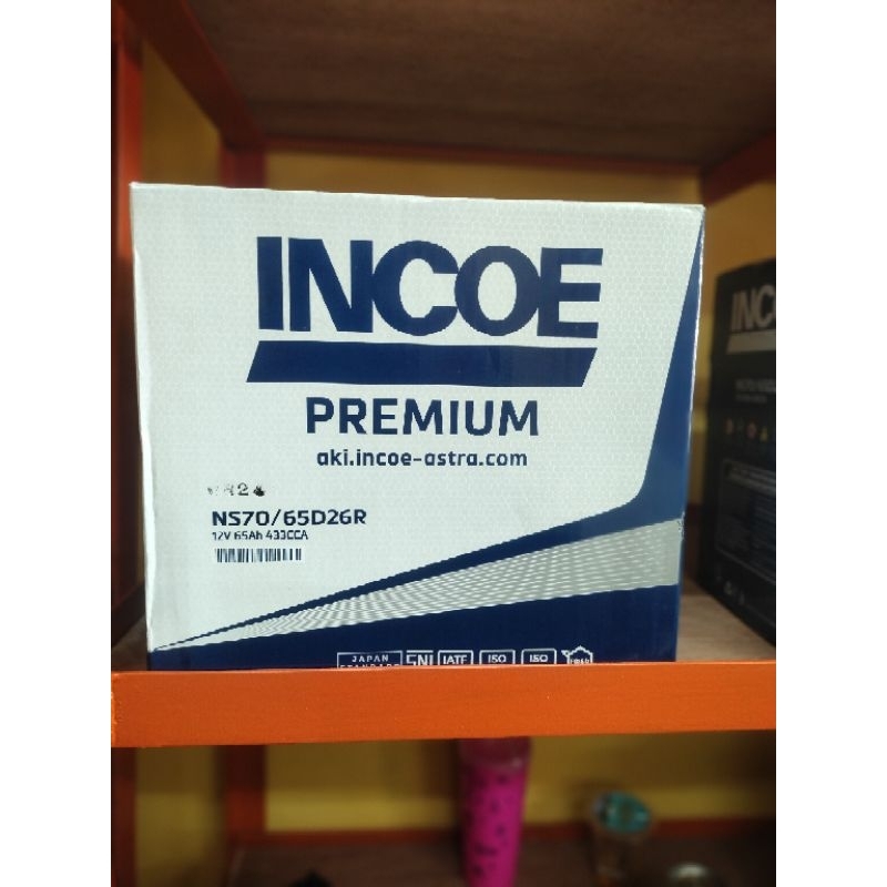 Jual Aki INCOE premium NS 70 /65D26R 12V 65 ah Aki mobil kijang grand ...