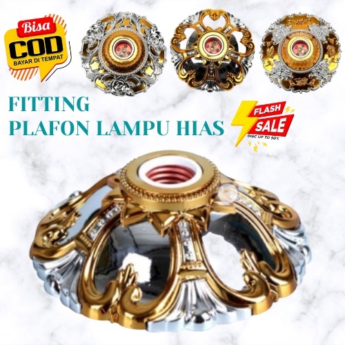 Jual FITTING LAMPU PLAFON MODERN UKURAN 15CM X 15CM TEMPAT LAMPU ...