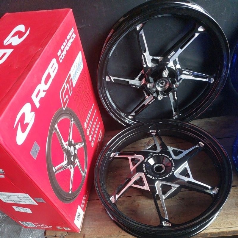 Jual VELG RCB VARIO 125 VARIO 150 VARIO 160 CBS CT600 CNC BLUE SILVER ...