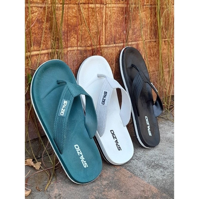 Jual Sandal jepit pria spazio karet PVC santai model Classic sendal ...
