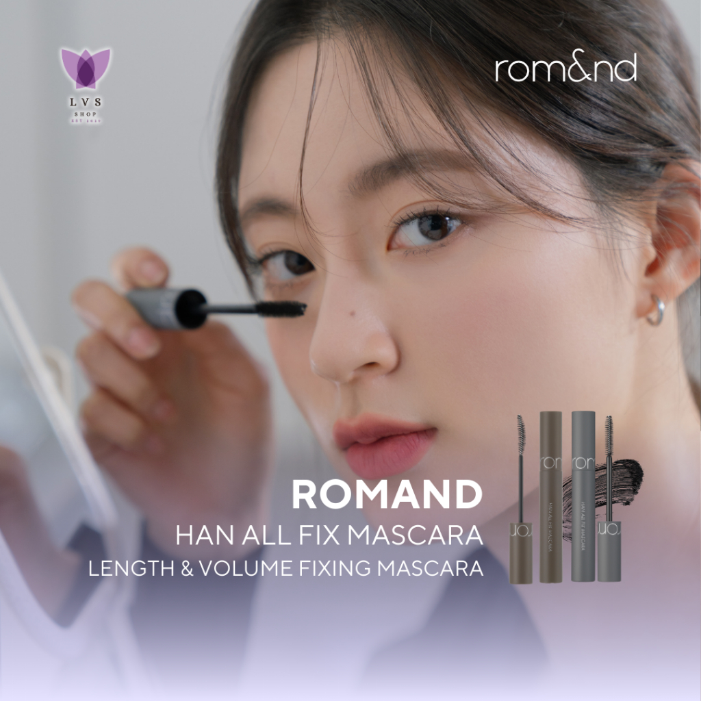 Jual ROMAND Han All Fix Mascara | Mascara Korea Melentikkan, Menebalkan ...