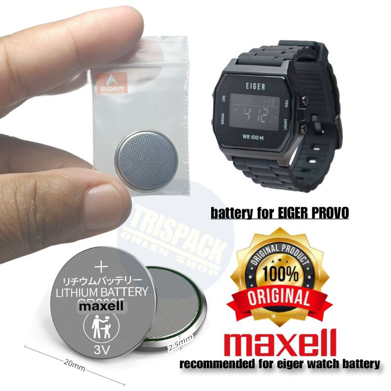 Jual BATERAI JAM TANGAN EIGER PROVO ASLI BATTERY PENGGANTI | Shopee ...