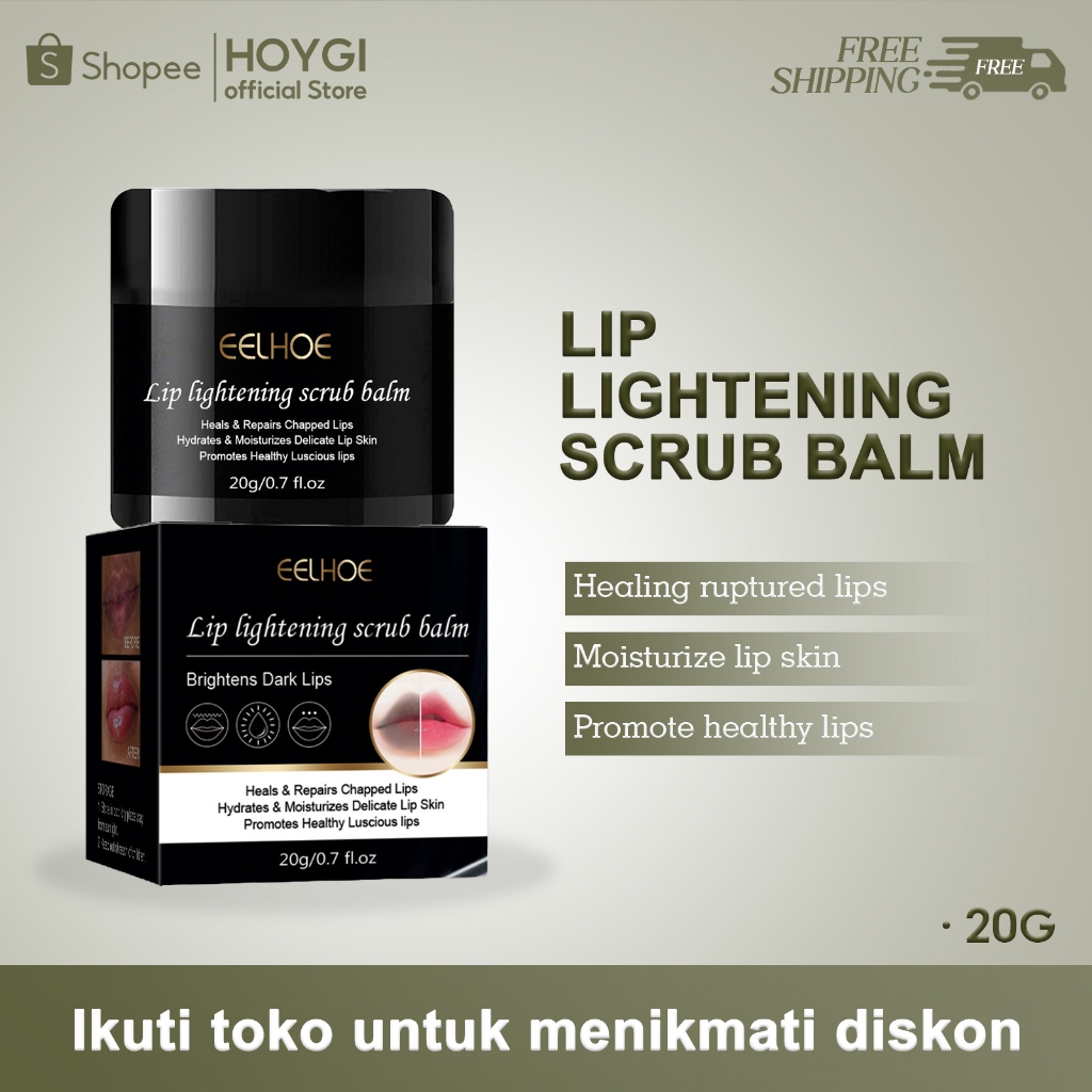Jual EELHOE Lip Lightening Scrub Balm Remove Dark Dull Moisturizing ...