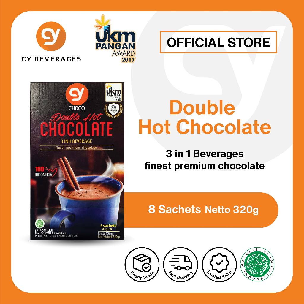 Jual CY Choco Double Hot Chocolate Box 8s | Shopee Indonesia