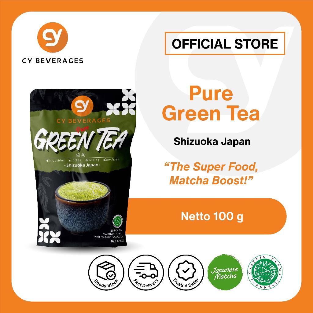 Jual CY Pure Green Tea 100G - Bubuk Murni Teh Hijau | Shopee Indonesia