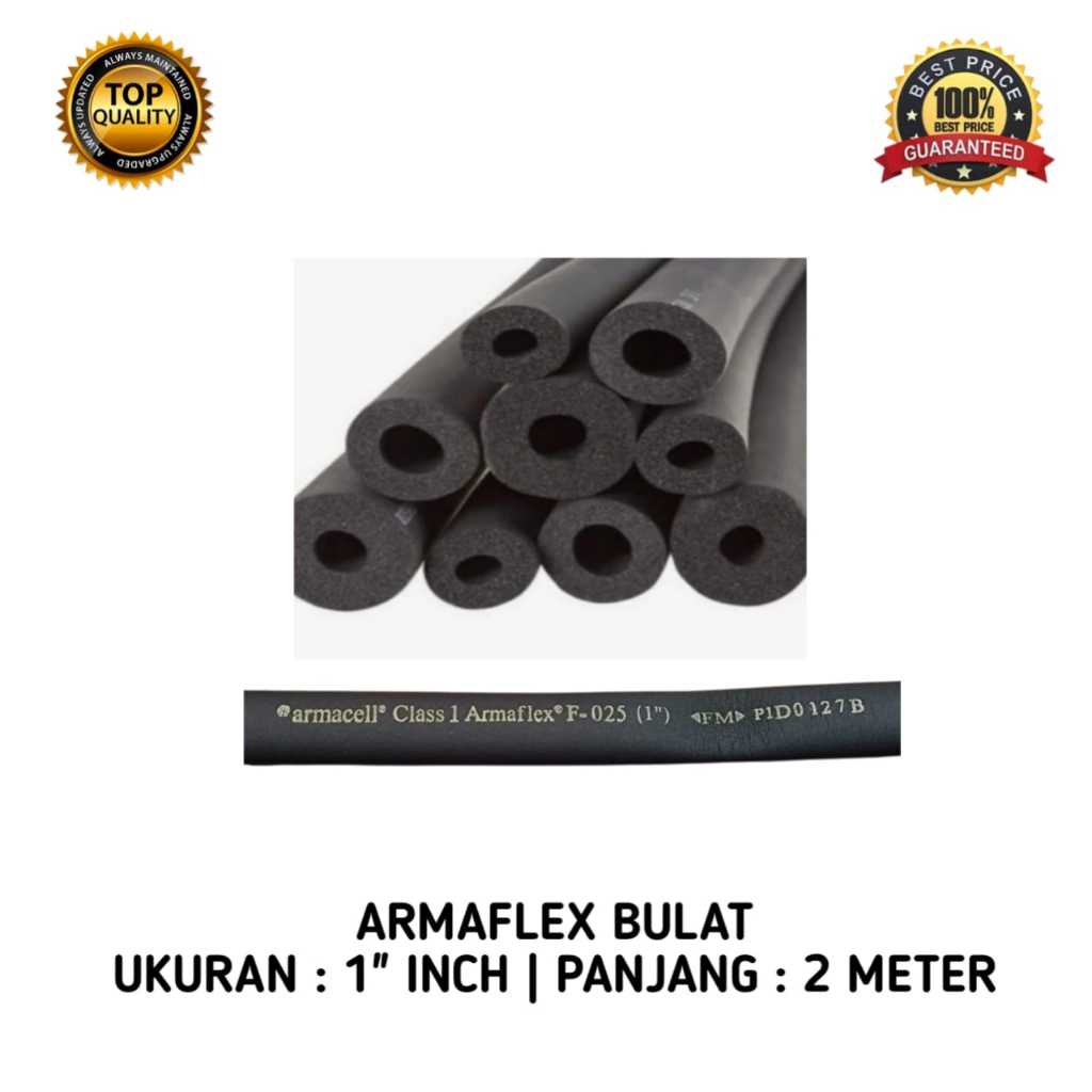 Jual PEMBUNGKUS PIPA AC 1" Inch INCHI ARMAFLEX PIPE INSULATION ...