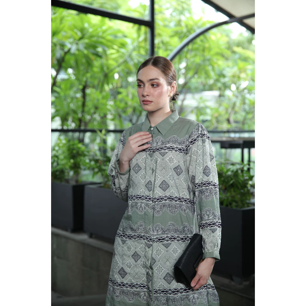 Jual Batik Huza Tunik Batik Eisley | Shopee Indonesia