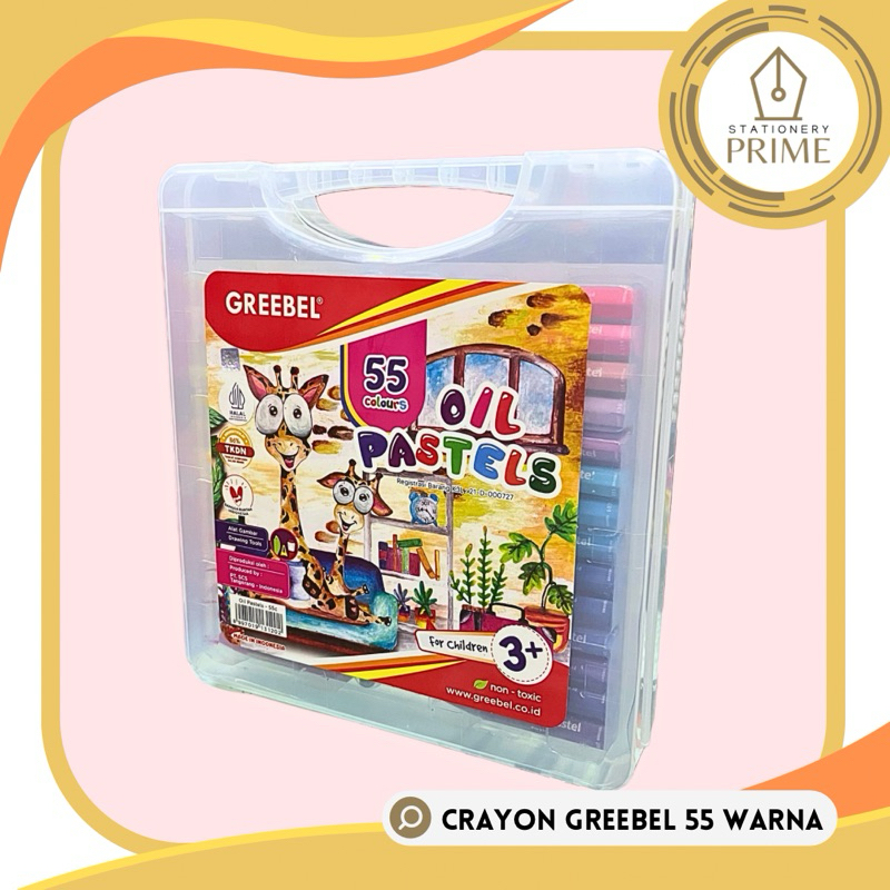 Jual Crayon Greebel Oil Pastels 55 warna | Shopee Indonesia