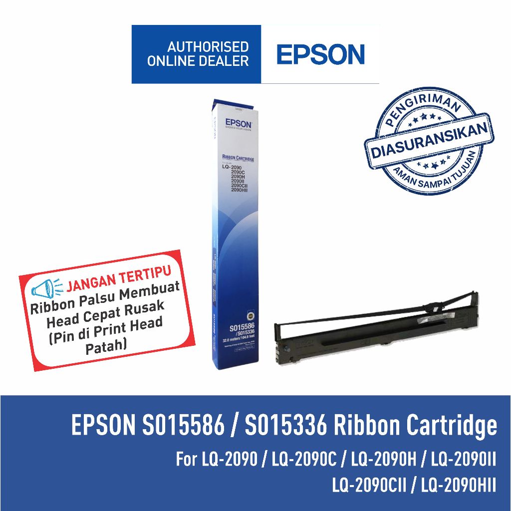 Jual Ribbon Catridge EPSON Untuk LQ2090 LQ2090II Original | Shopee ...