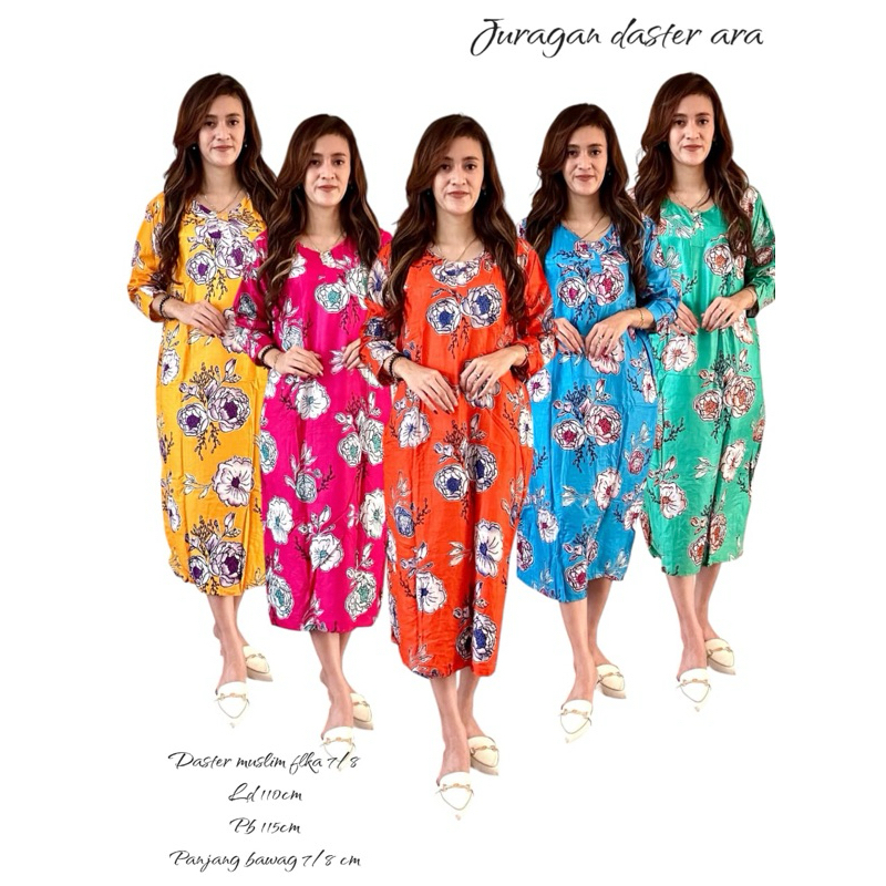 Jual Daster Wanita Rayon Kekinian Muslim Terbaru Daster Wanita Muslim ...