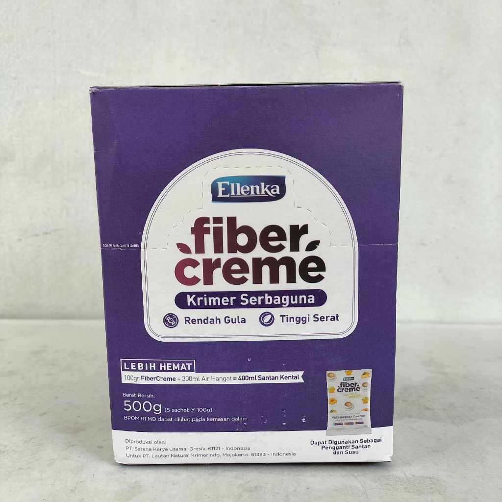 Jual ellenka fiber creme 100gr 1box isi 5 | Shopee Indonesia