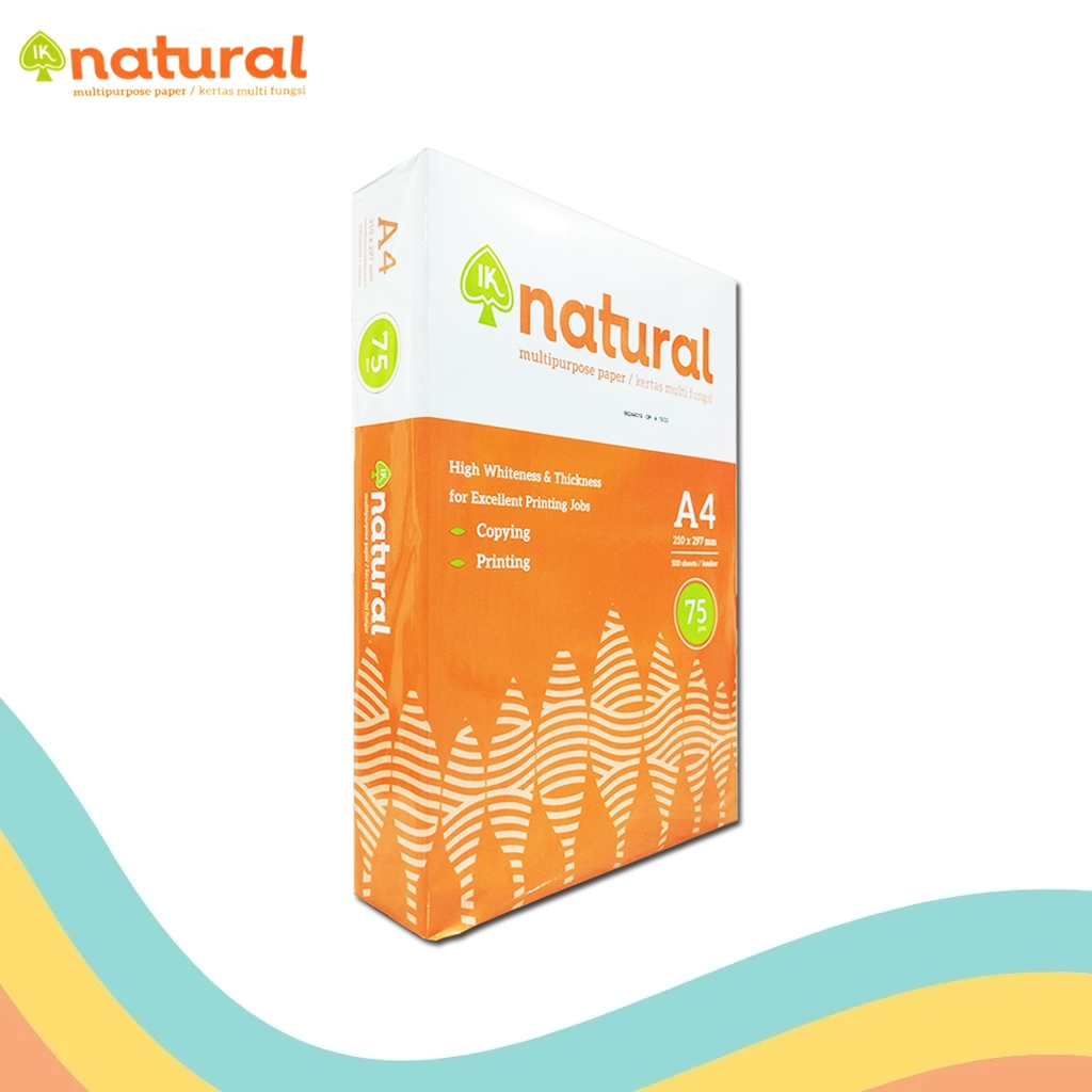 Jual HVS NATURAL A4 75 GR (1 RIM) | Shopee Indonesia