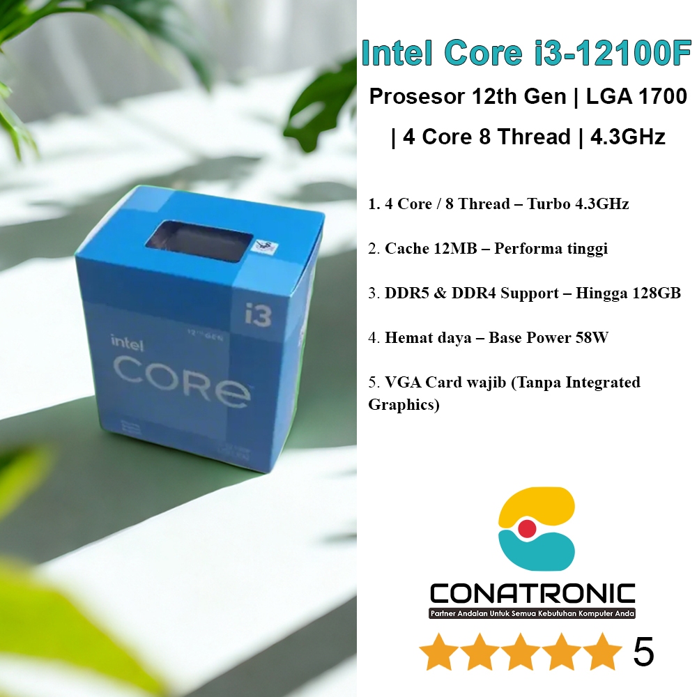 Jual Intel Core i3-12100F – Prosesor 12th Gen | LGA 1700 | 4 Core 8 ...