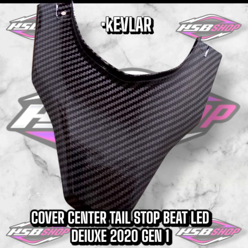 Jual Cover tail RR Center beat led deluxe street carbon celup wtp motif ...