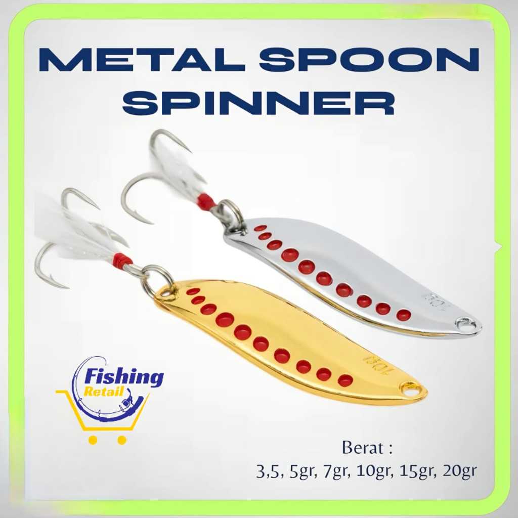 Jual Metal Spoon Spinner Lure Micro Jig Umpan pancing Jigging Ultralight | Shopee Indonesia
