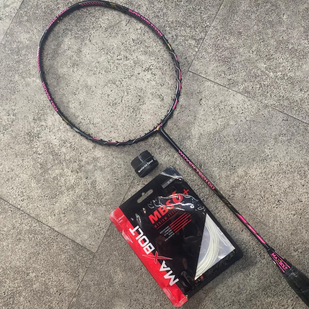 Jual Raket Badminton MaxBolt Woven Tech 60 90 35lbs Original | Shopee ...