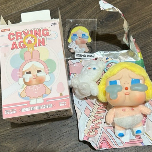 Jual [READY] CRYBABY CRYING AGAIN SUPER SECRET BABY BLONDE (ORI POPMART ...