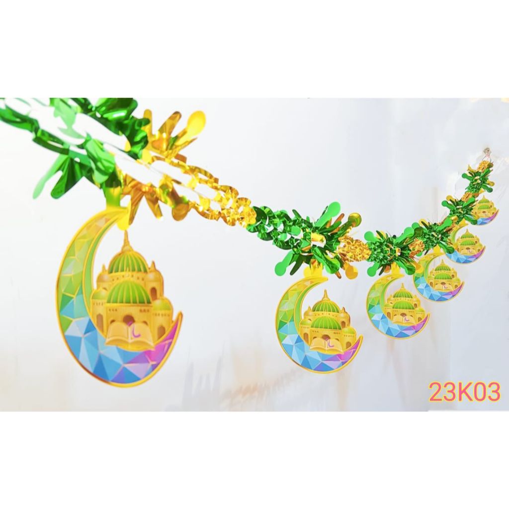 Jual GARLAND TARIK LEBARAN IDUL FITRI SLINGER HARI RAYA 2,7 METER ...