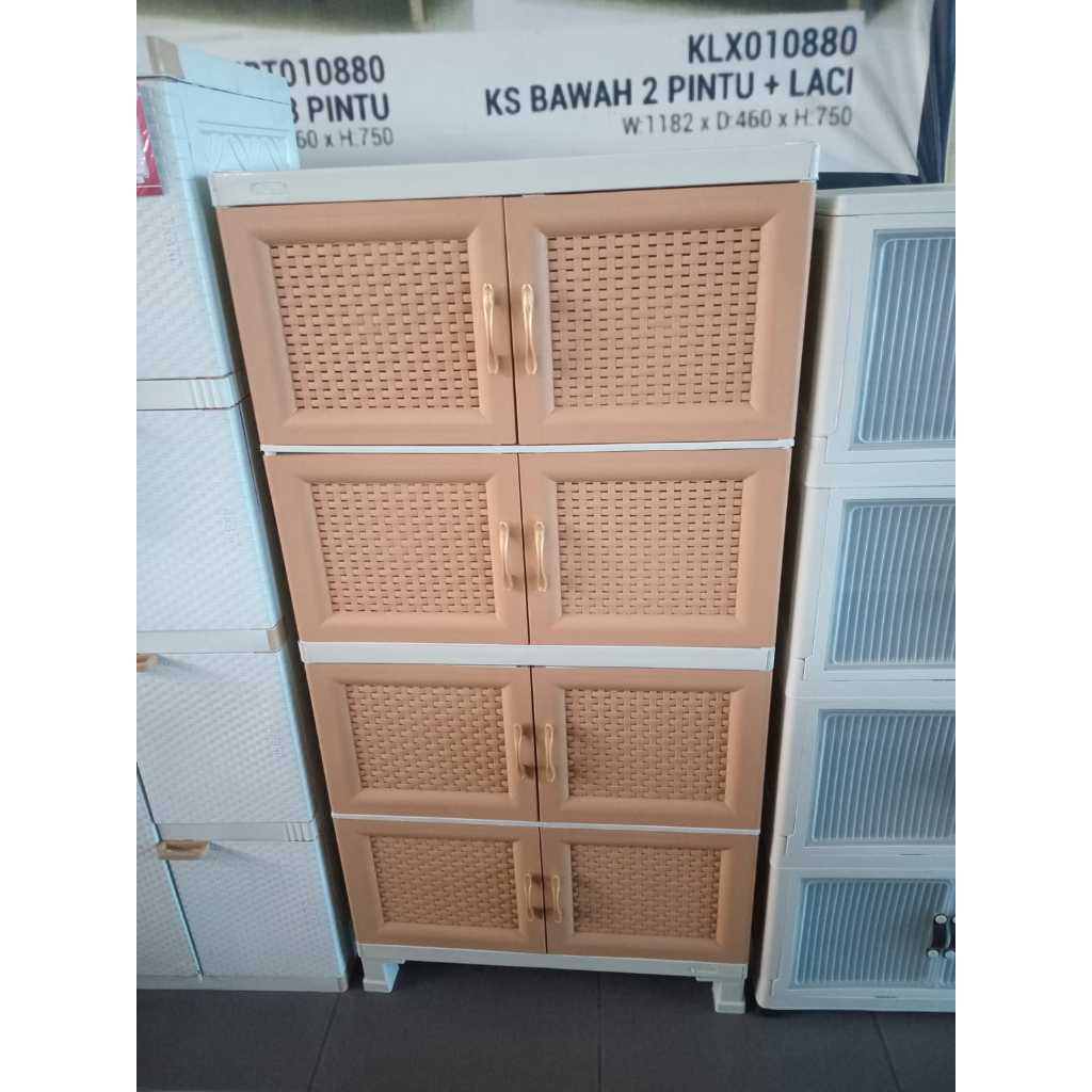 Jual LEMARI PLASTIK NAPOLLY CABRO LU 48 JHT / LEMARI 4 SUSUN | Shopee ...