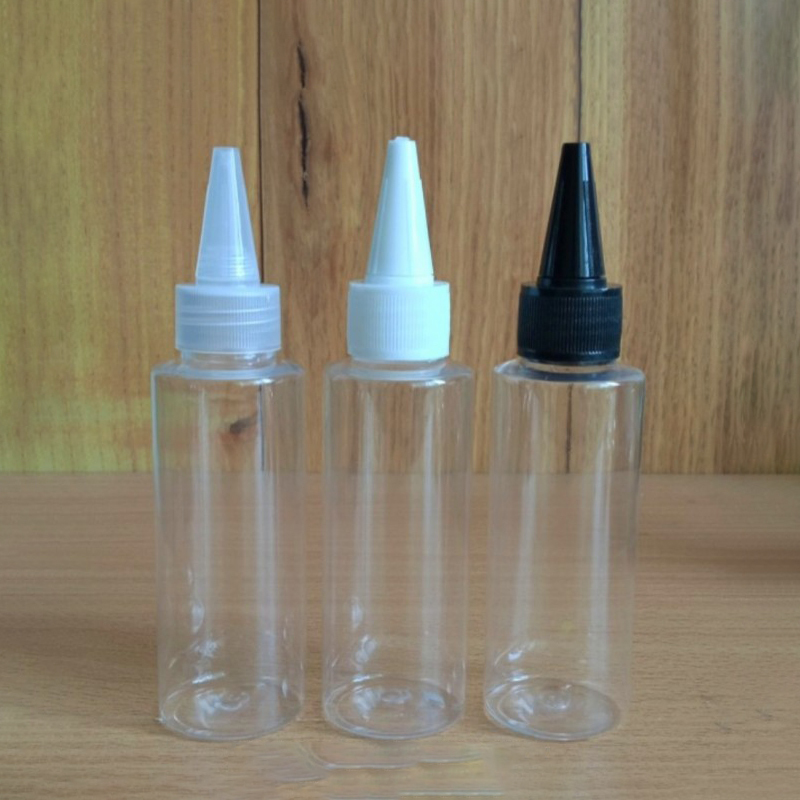 Jual Botol RF 100ml Bening Tutup Kerucut / Botol Tinta RF 100ml Clear Botol Tinta 100ml Kerucut ...