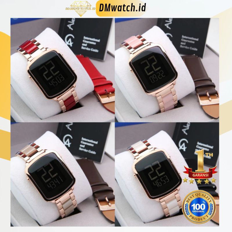 Jual JAM TANGAN WANITA ALEXANDRE CHRISTIE AC 9380 AC9380 BOX SET ...