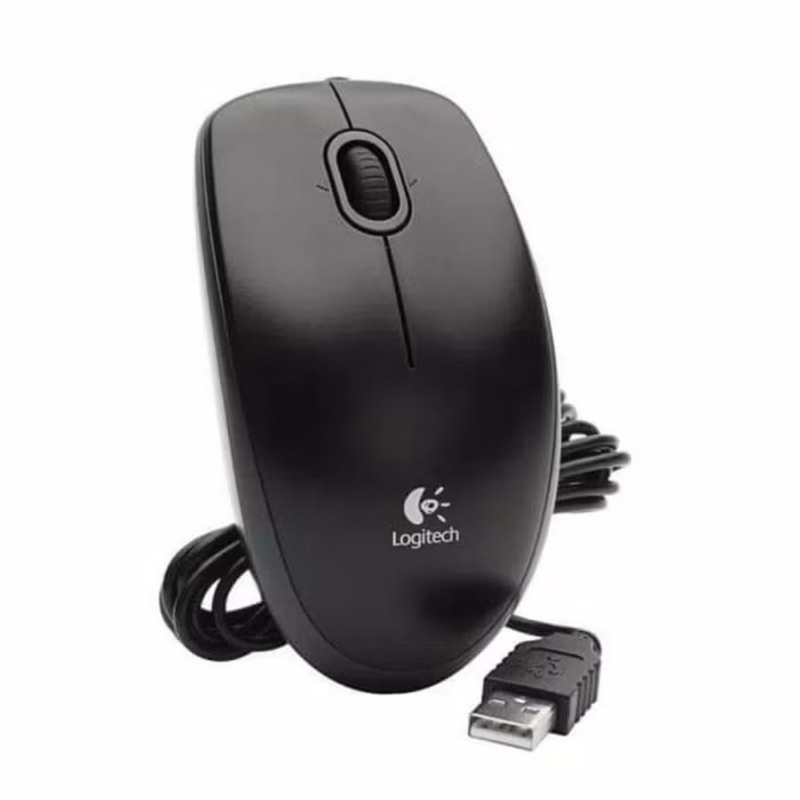 Jual logitech optical mouse usb original garansi resmi - b100 | Shopee ...