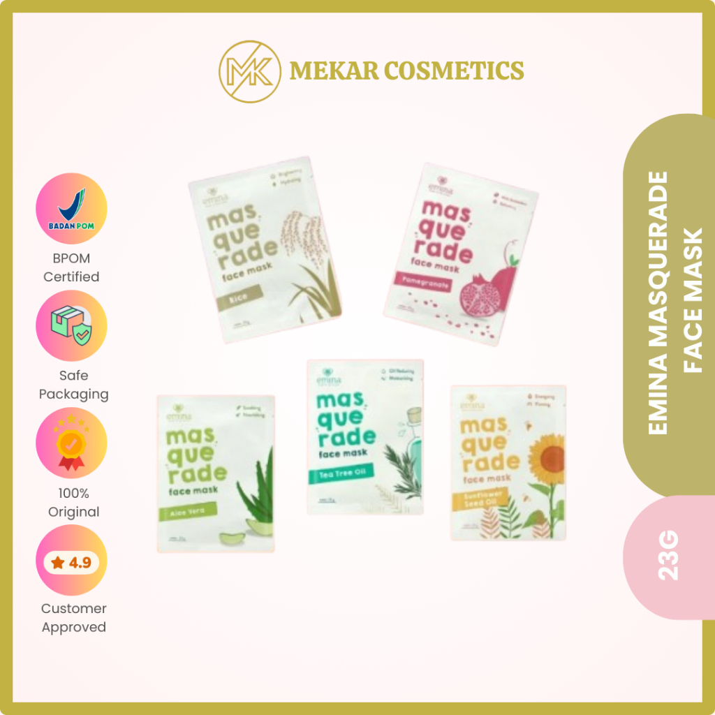 Jual EMINA MASQUERADE FACE MASK 23G | Shopee Indonesia