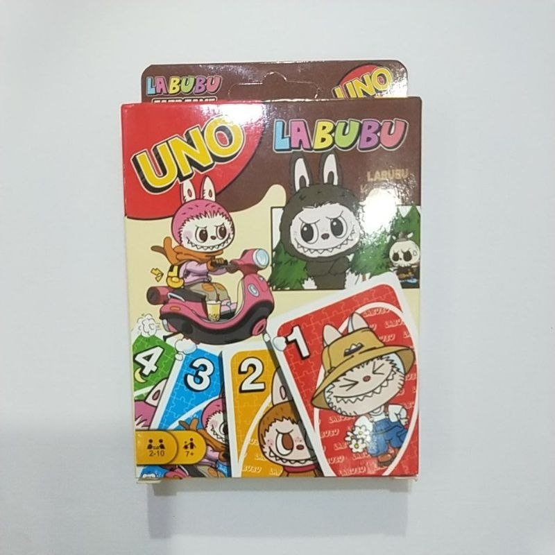 Jual KARTU UNO KARAKTER LAABUBU,SANRIO, DOS,WILD | Shopee Indonesia