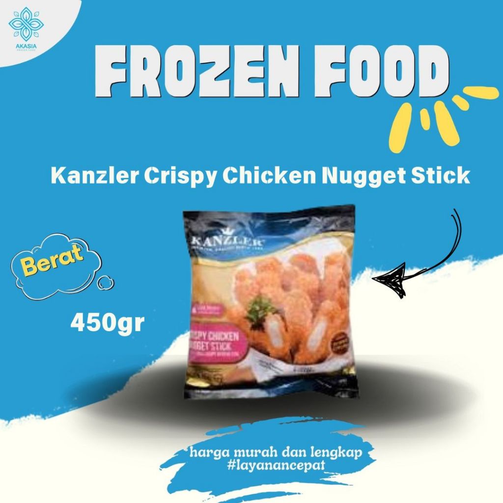 Jual Kanzler Crispy Chicken Nugget Stick 450gr | Shopee Indonesia