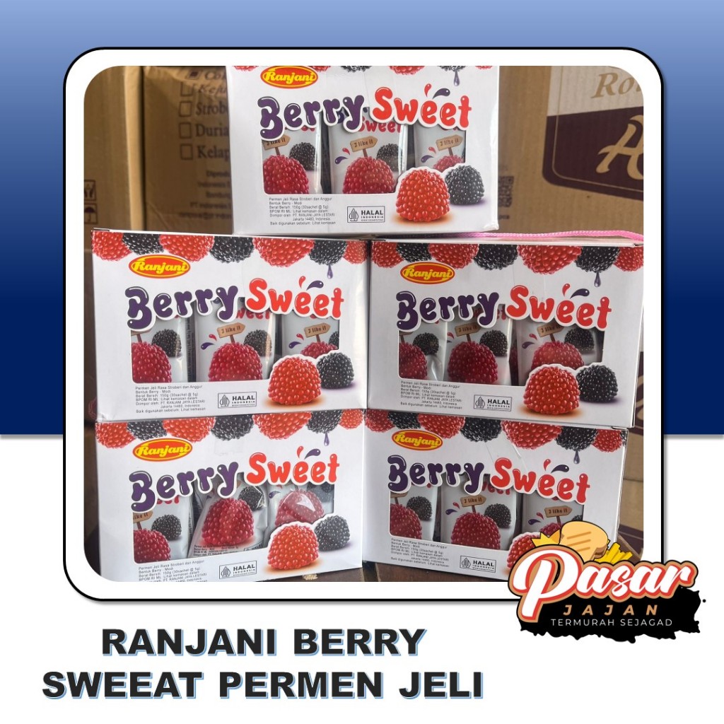 Jual Ranjani Berry Sweeat Permen Jeli Isi 5gr x 30pcs | Shopee Indonesia