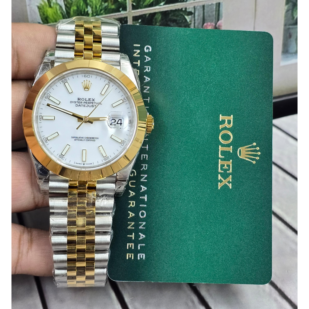 Jual ROLEX DATEJUST SWISS VSF AUTOMATIC STAINLESS CHAIN 41MM | Shopee ...
